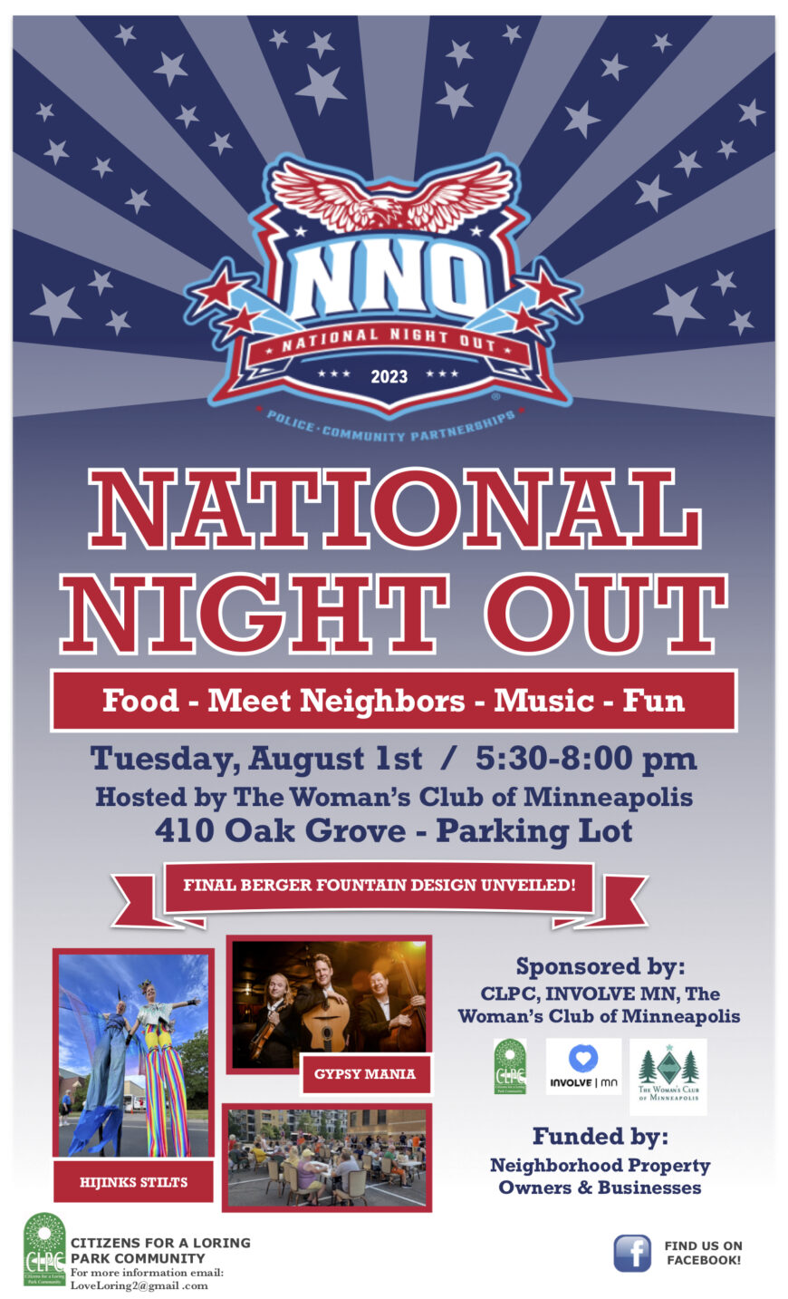 NATIONAL NIGHT OUT PARTY – Citizens For A Loring Park Community